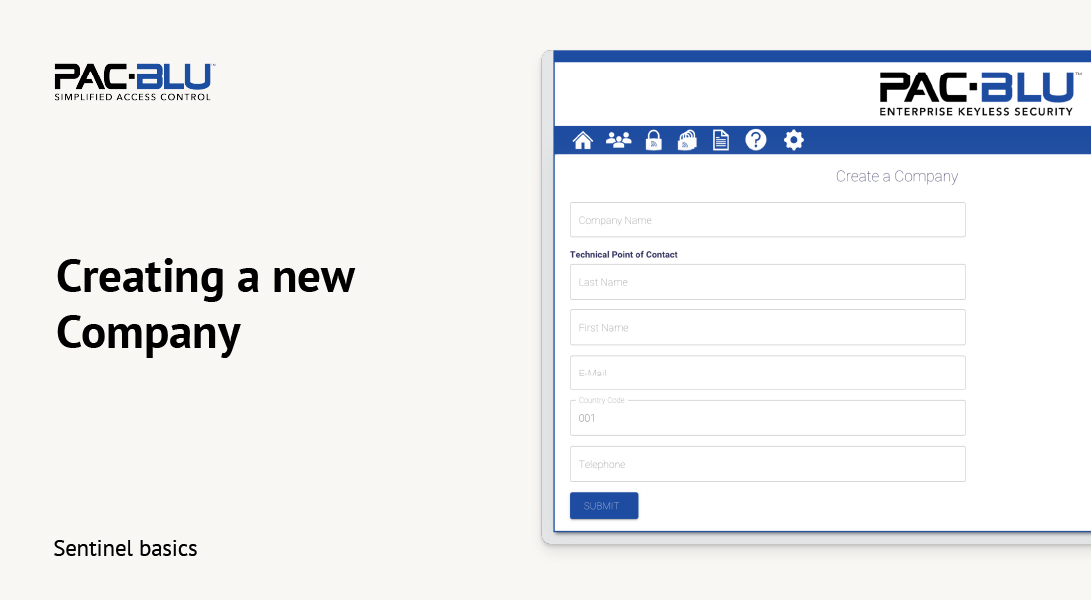 Creating a New Company - PAC-BLU Knowledge Base
